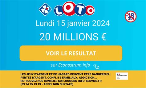 Les résultats Loto de la FDJ du lundi janvier