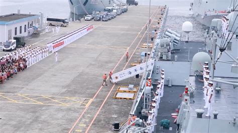 Chinas 43rd Naval Fleet Returns Home After Seven Month Escort Mission