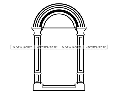 Classic Arch Frame Svg Frame Svg Arch Svg Architecture Svg Frame