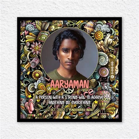 Hippie Doodle Art Frames Jhakaas Items