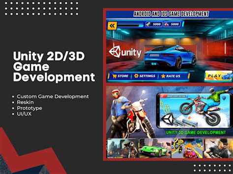 Be Developer For 2d And 3d Unity Game Development Unreal Engine In