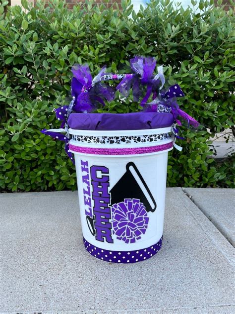 Cheer Bucket Cheer Buckets Cheer Ts Bucket Ideas