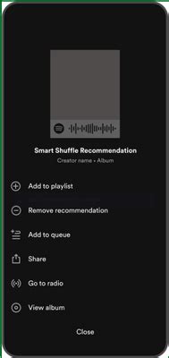 Solved: How does smart shuffle work? - Page 51 - The Spotify Community