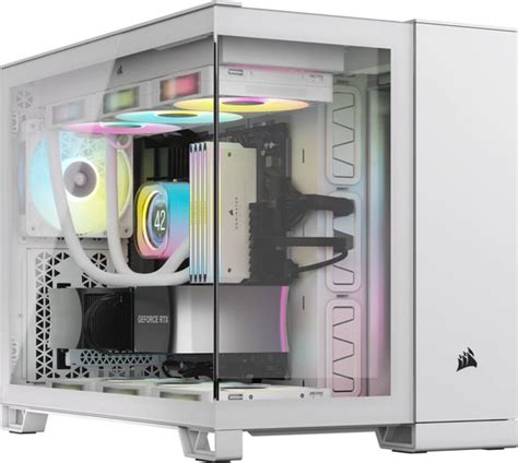 PC Behuizing Case CORSAIR 2500X Wit Minitowermodel Mini ITX