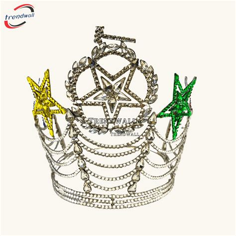 Oes Grand Worthy Matron Oes Crown Most Favorited Crown Gold Tone