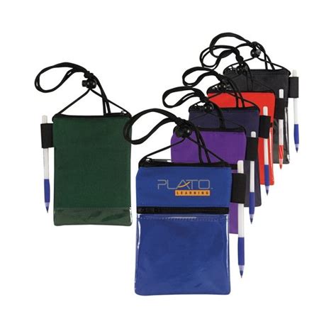 Promotional Dual Compartment Neck Walletbadge Holder