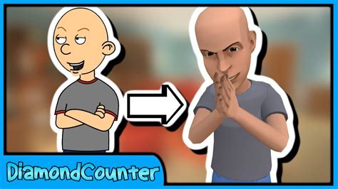 Classic Caillou Turns The Goanimate World Into A Plotagon And Gets