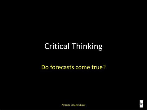 Ppt Critical Thinking Powerpoint Presentation Free Download Id1674027