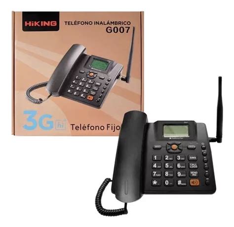 Hiking G007 Teléfono Celular Rural Fijo 3g desbloqueado Meses sin