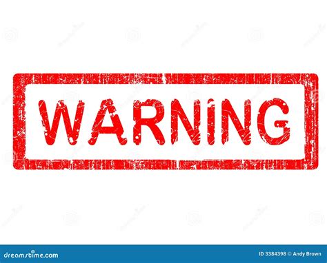 Grunge Office Stamp WARNING Stock Vector Illustration Of Detail Modern