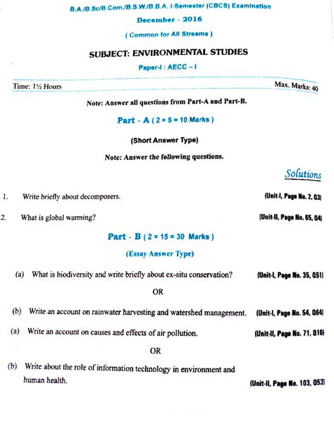 Osmania University Previous Year Question Papers Babscbcombs