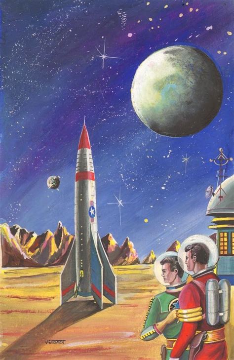 Original Sci Fi Pulp Cover Art