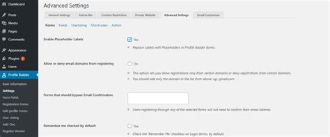 Placeholder Labels