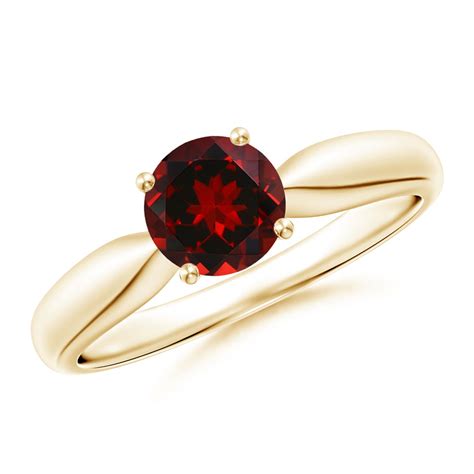 Shop Garnet Solitaire Rings For Women Angara