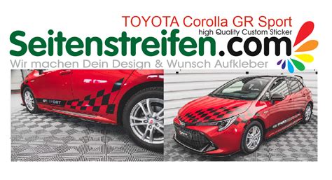 Toyota Corolla Gr Racing Sticker Decal Set