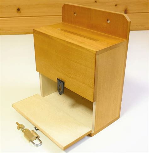 【意見箱：小サイズ壁掛けタイプ】鍵付き（提案箱 投票箱 投書箱 アンケートボックス 募金箱 義援金箱）キバコヤ（木箱屋）公式オンラインショップ