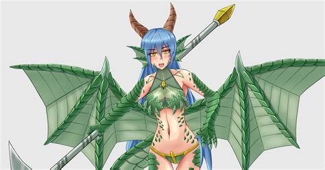 ドラゴン魔物娘図鑑 Dragon Girl 竜の涙のイラスト Pixiv