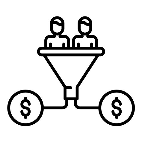 Conversion Rate Line Icon 14768905 Vector Art At Vecteezy