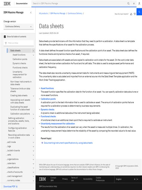 Data Sheets Ibm Documentation Pdf Calibration Cookie