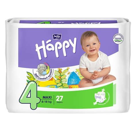 Памперси Happy Pants Maxi за деца, размер 4, 27 бр - Esteto.bg