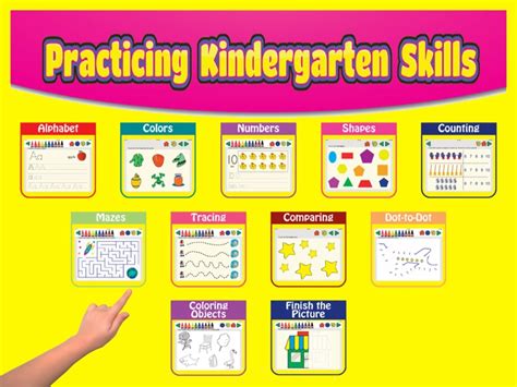 Practicing Kindergarten Skills By Interactive Learning Success Llc