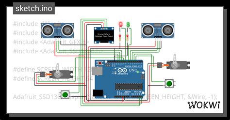 Project Pbt Palang Masuk Keluar Wokwi ESP32 STM32 Arduino Simulator