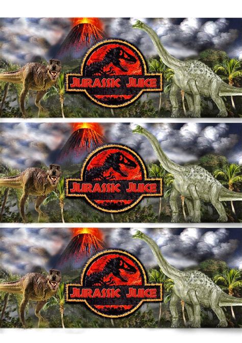 Free Dinosaur Jurrasic Park Party Printables Jurassic Park Birthday