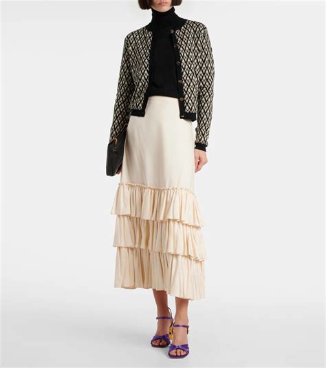 Valentino Silk Maxi Skirt Valentino