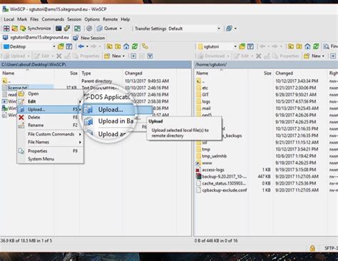 How To Establish A SFTP Connection To Your Website Via WinSCP SiteGround KB