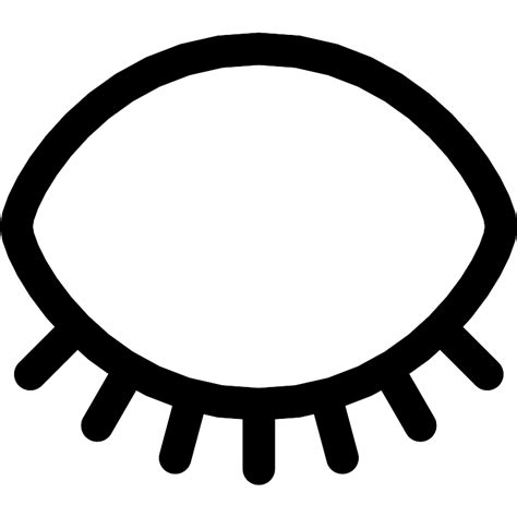 Eye Closed Vector SVG Icon SVG Repo