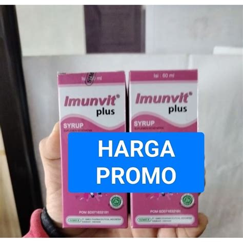 Jual Imunvit Plus Syrupbox Shopee Indonesia