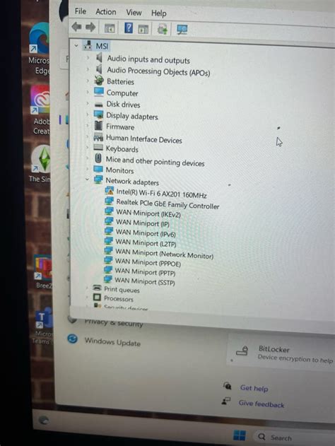 Msi Wont Connect To Wi Fi Only Showing Ethernet Rmsigaming