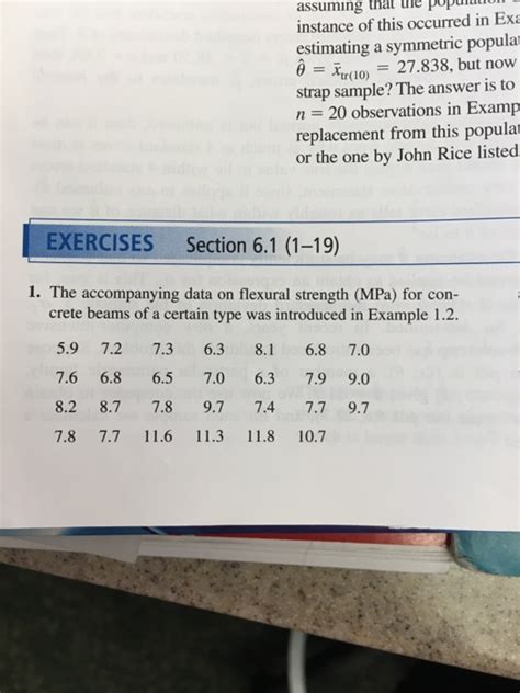 Solved The Article From Which The Data In Exercise Was Chegg
