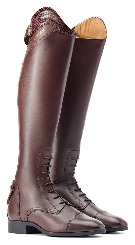 Ariat Womens Palisade Ellipse Tall Riding Boot Mahogany Footwear