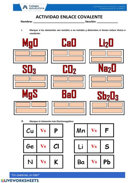 Enlaces Covalentes Pdf