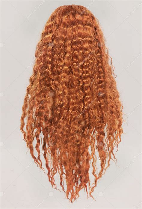 Curly Afro Wig For Black Women Orange Curly Cosplay Wig With Bang