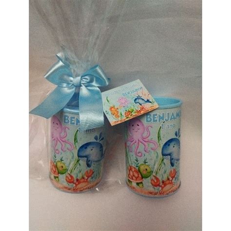 15 Cofrinhos Personalizados Fundo Do Mar Shopee Brasil