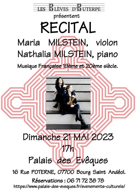 Affiche Concert 2023 05 21 Palais des Évêques