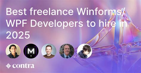 Best Freelance Winformswpf Developers To Hire In 2025