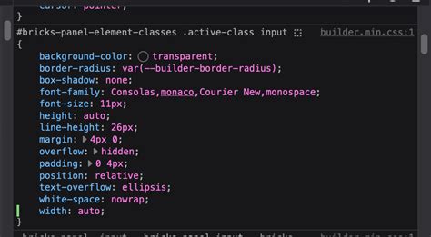 Solved Active Class Div Width Causing Overflow Within Editor Bugs
