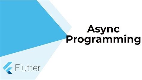 Dart Async Flutter Streams Future Programming Mobileapps Mohammad Al Affat