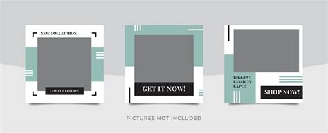 할인 프로모션 판매 및 특별 제공을위한 현대 패션 소셜 미디어 팩 템플릿 모바일 앱용 기하학적 추상적 패턴 프레임 프레임 정사각형 웹 배너 및 배경 레이아웃 개성 개념에