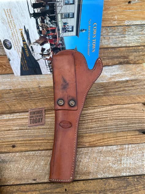 Vintage Classic Old West Jesse James Floral Holster For 75 Sa Revolv