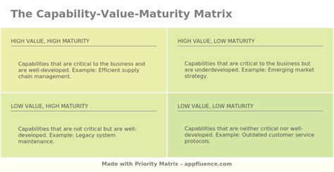 Capability Value Maturity Matrix [free Download]