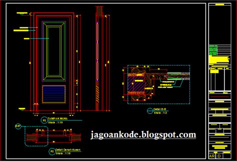 Inspirasi Baru 44 Gambar Pintu Harmonika Di Autocad