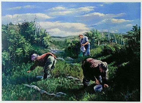 Berry Pickers By Ian Sparkes 1946 2018 Bartlett Auctions Inc