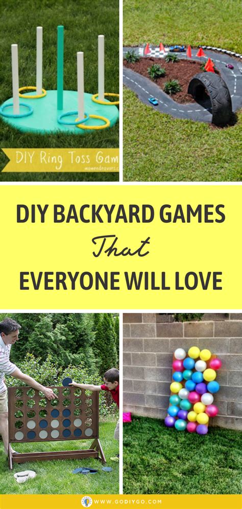 Diy Backyard Games That Everyone Will Love Godiygocom