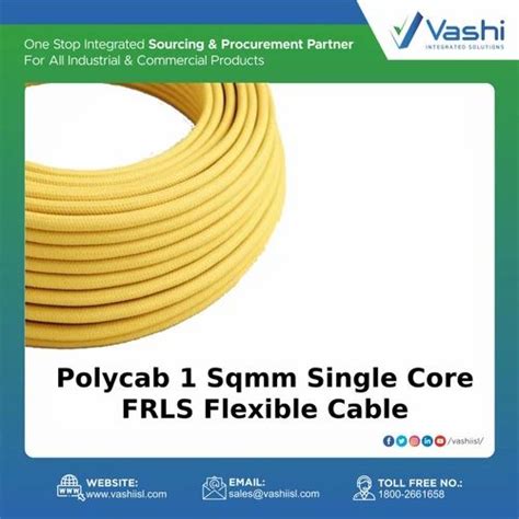 Polycab Sqmm Single Core FRLS Flexible Cable At Best Price In Thane