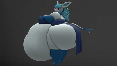 Rule 34 Big Ass Bubble Butt Eeveelution Female Glaceon Huge Ass