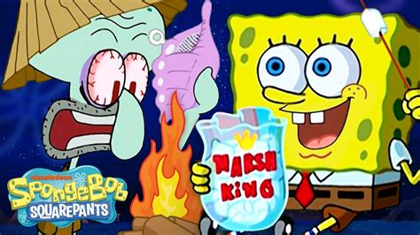 Mr Krabs And Spongebob Campfire